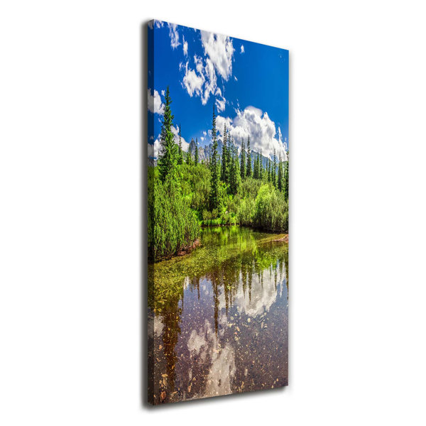 Union Rustic See in den Bergen - Kunstdrucke auf Leinwand - Wrapped Canvas | Wayfair.de